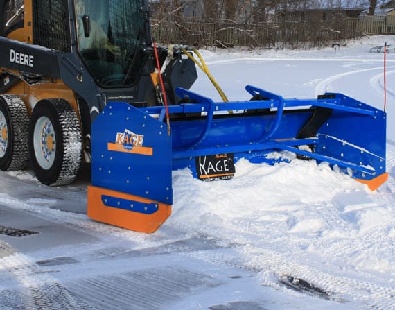Skid Steer Snow Plows | KAGE® Snowfire | Snow Plow Skidsteer